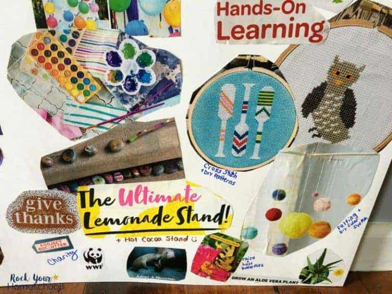 How To Use A Homeschool Vision Board For Inspiration- Rock Your Homeschool