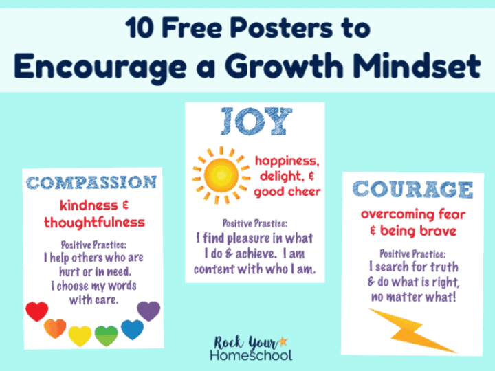 Growth Mindset Printables and Activities- Rock Your Homeschool