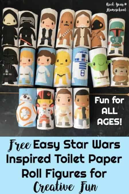 Star Wars Toilet Paper Roll Figures for Easy and Creative Fun (Free)
