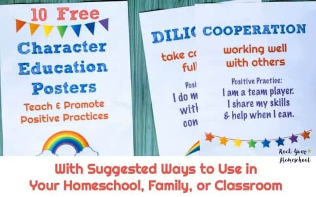 How to Use Character Education Posters for Growth Mindset - Rock Your ...