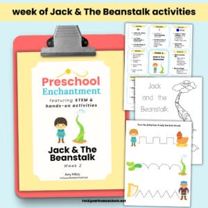 Jack And The Beanstalk Craft For Easy Fairy Tale Fun- Rock Your Homeschool