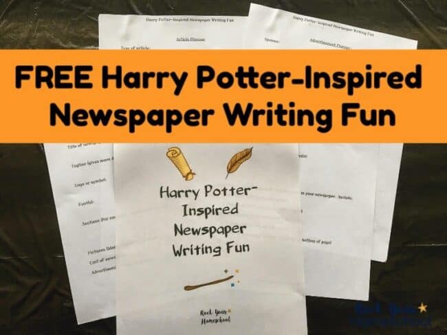 Free Harry Potter Printables and Activities- Rock Your Homeschool