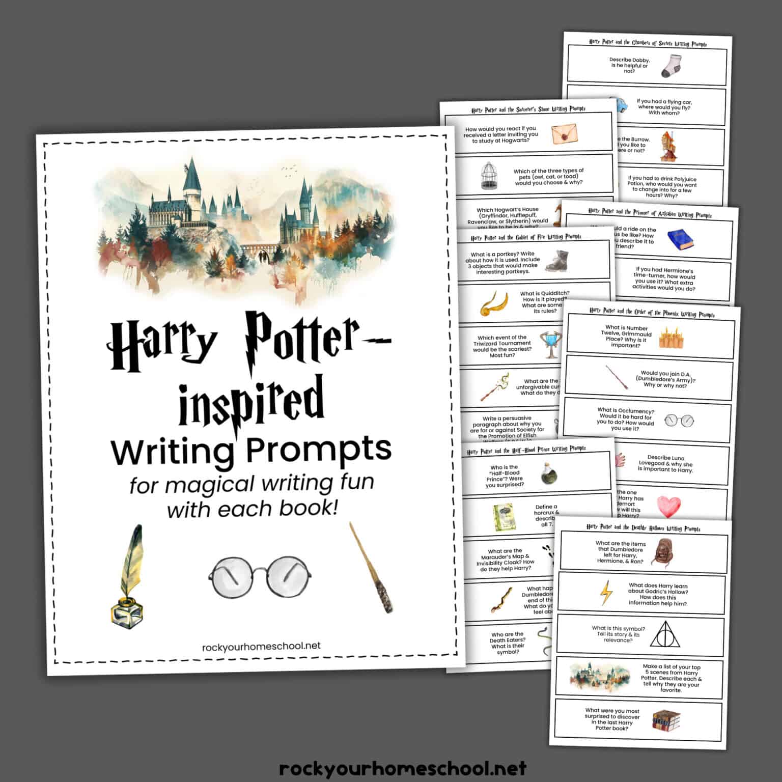 Harry Potter-Inspired Writing Prompts - Rock Your Homeschool
