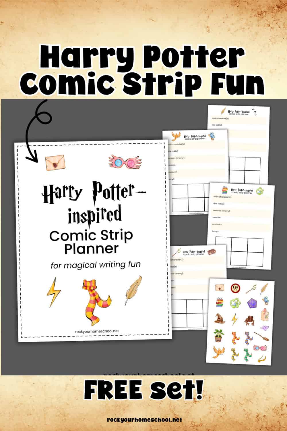 Harry Potter-Inspired Comic Strips for Art and Writing Fun (Free ...