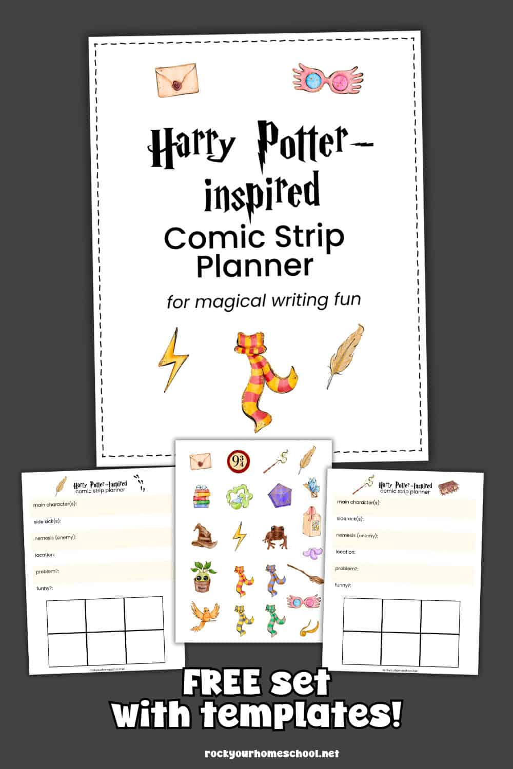 Harry Potter-Inspired Comic Strips for Art and Writing Fun (Free ...