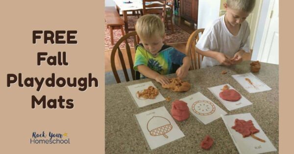 6 Free Fall Playdough Mats for Learning Fun