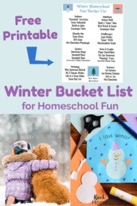 Free Printable Winter Bucket List for Homeschool Fun - Rock Your Homeschool