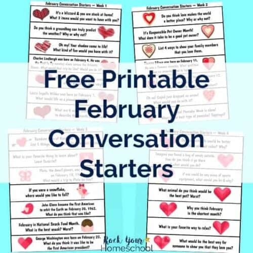 Conversation Starters - Rock Your Homeschool