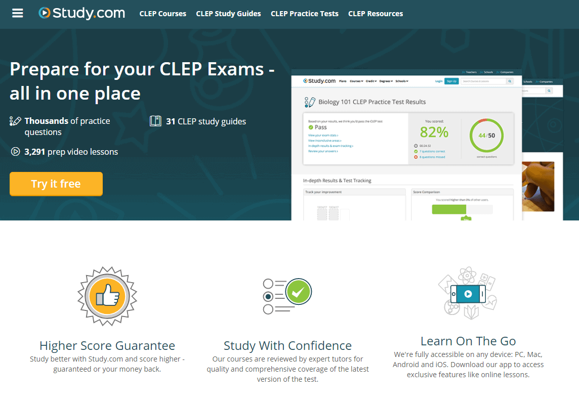 How to Make CLEP Test Prep Easy for Your High School Student - Rock ...