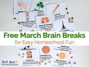 March Brain Breaks - Rock Your Homeschool