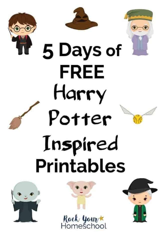 5 Days of Free Harry Potter-Inspired Printables - Rock Your Homeschool