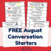Conversation Starters - Rock Your Homeschool