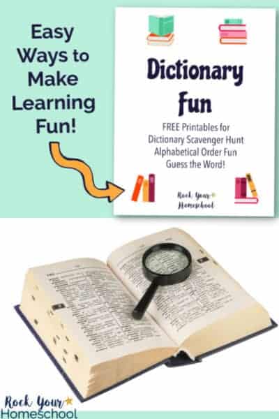 Dictionary Fun Activities that Kids Will Love (Free Printable Pack)