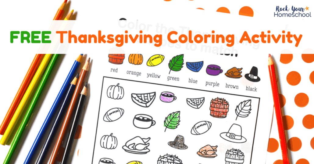 Free Thanksgiving Coloring Activity for Fantastic Holiday Fun- Rock ...