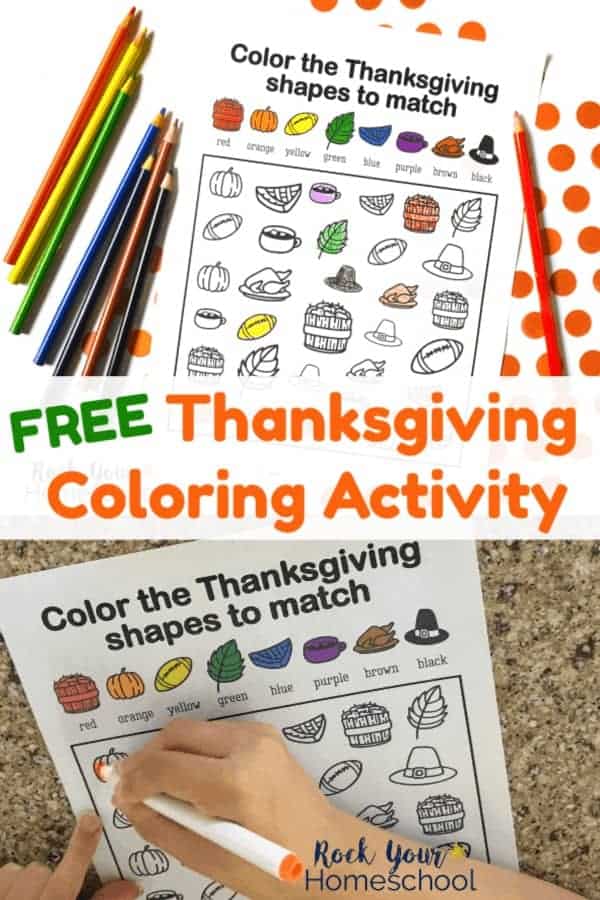 Free Thanksgiving Coloring Activity for Fantastic Holiday Fun- Rock ...
