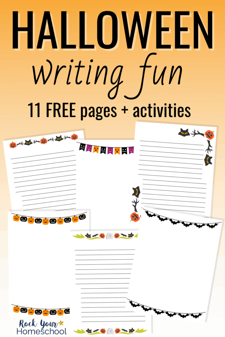 Halloween Writing Fun with 11 Free Printable Activities - Rock Your ...