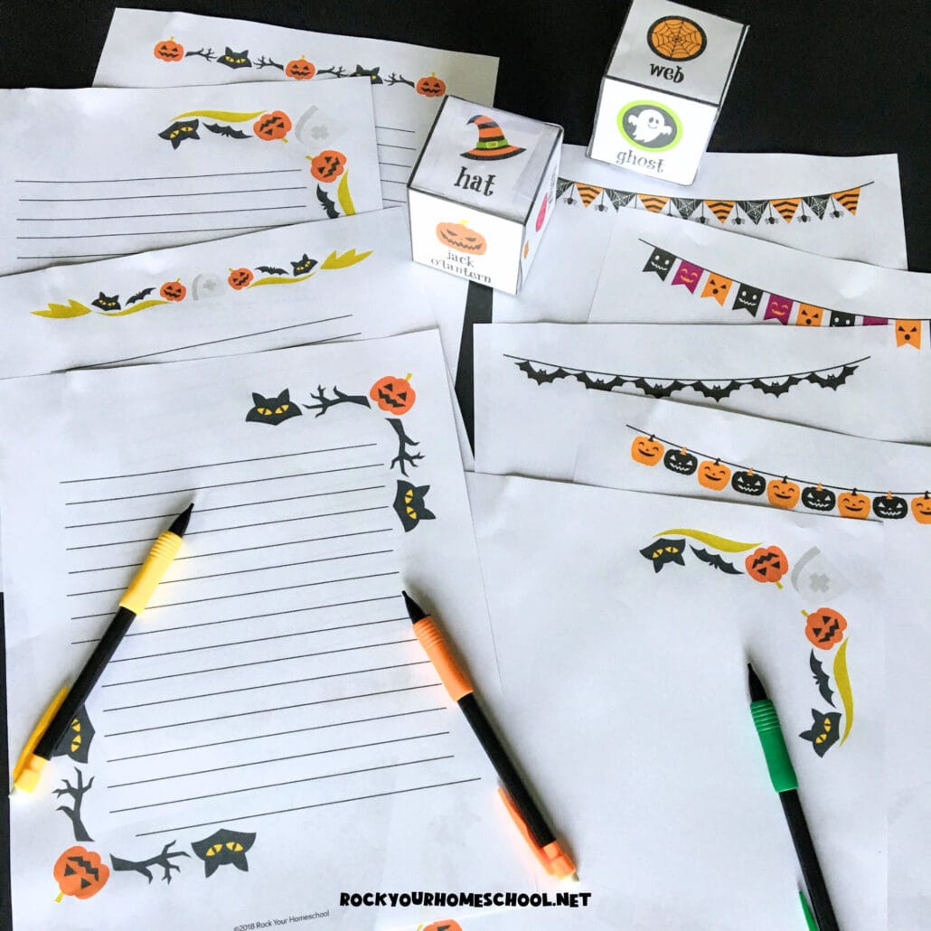 Halloween Writing Fun with 11 Free Printable Activities - Rock Your ...