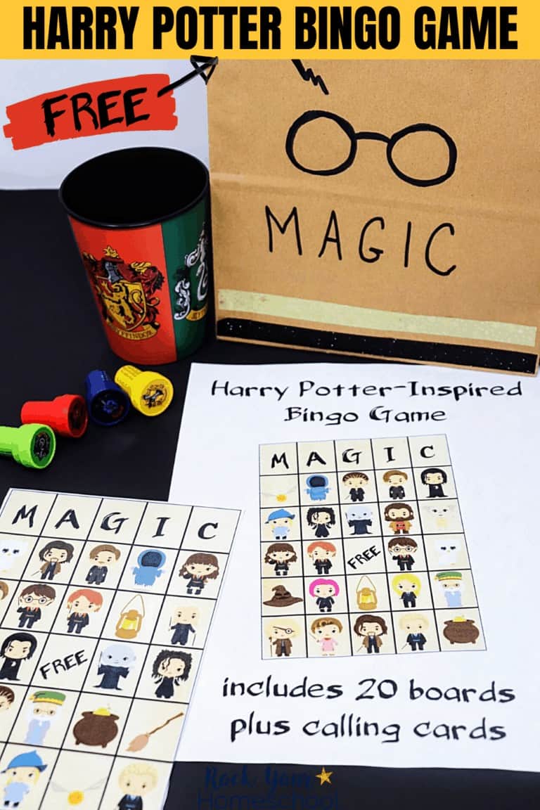 Free Harry Potter-Inspired Bingo Game Kids Will Love