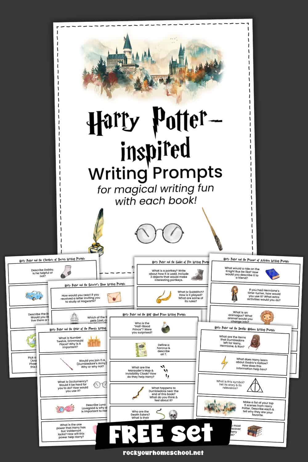 35 Creative Harry Potter-Inspired Writing Prompts (Free) - Rock Your ...