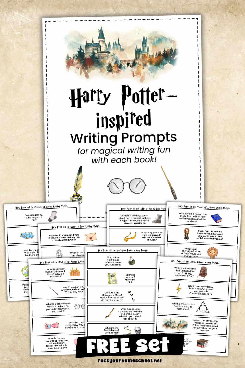 35 Creative Harry Potter-Inspired Writing Prompts (Free) - Rock Your ...