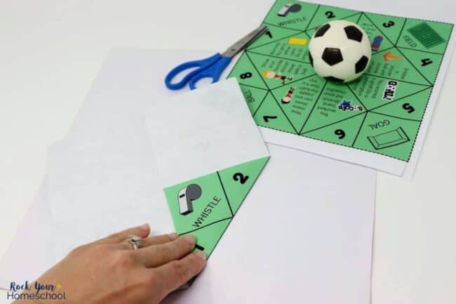 Free Soccer Cootie Catcher for Easy Fun with Kids - Rock Your Homeschool