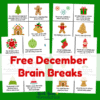 Free December Brain Breaks for Easy Homeschool Fun - Rock Your Homeschool
