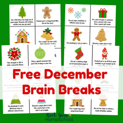 Free December Brain Breaks for Easy Homeschool Fun - Rock Your Homeschool