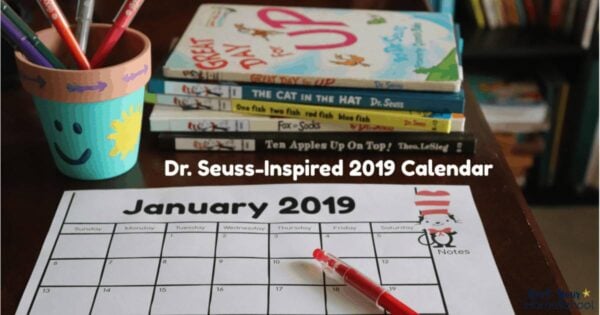 Free Dr. Seuss-Inspired Calendar for 2019 Kids Will Love - Rock Your ...