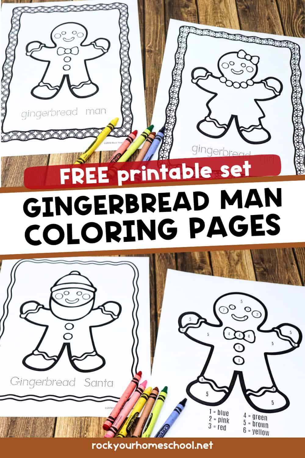 Gingerbread Man Coloring Pages Your Kids Will Love (Free) - Rock Your ...