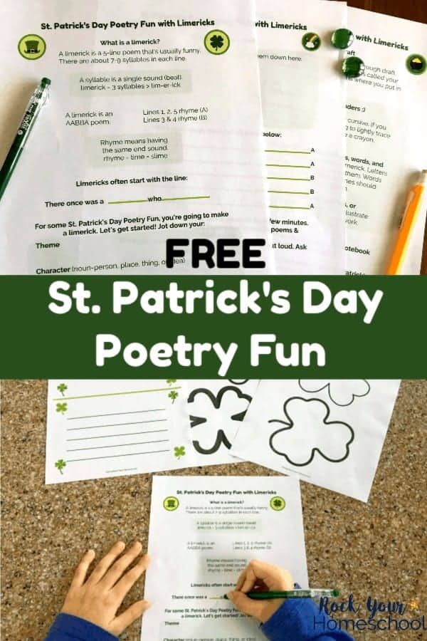St. Patrick's Day Poetry Fun Kids Will Love (Free Pack)