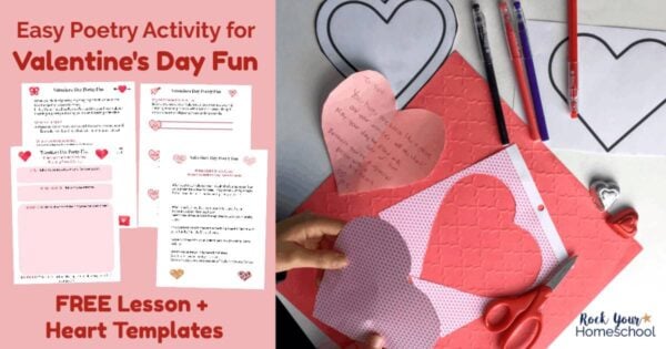Easy Poetry Activity for Valentine's Day Fun with Kids