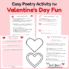 Easy Poetry Activity for Valentine's Day Fun with Kids