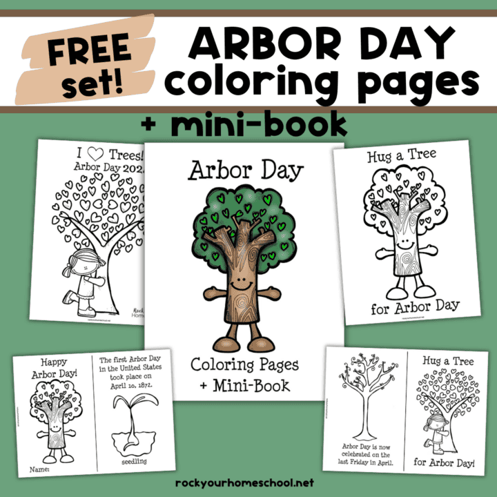 Arbor Day Coloring Pages for Kids-Updated for 2025 (Free) - Rock Your ...