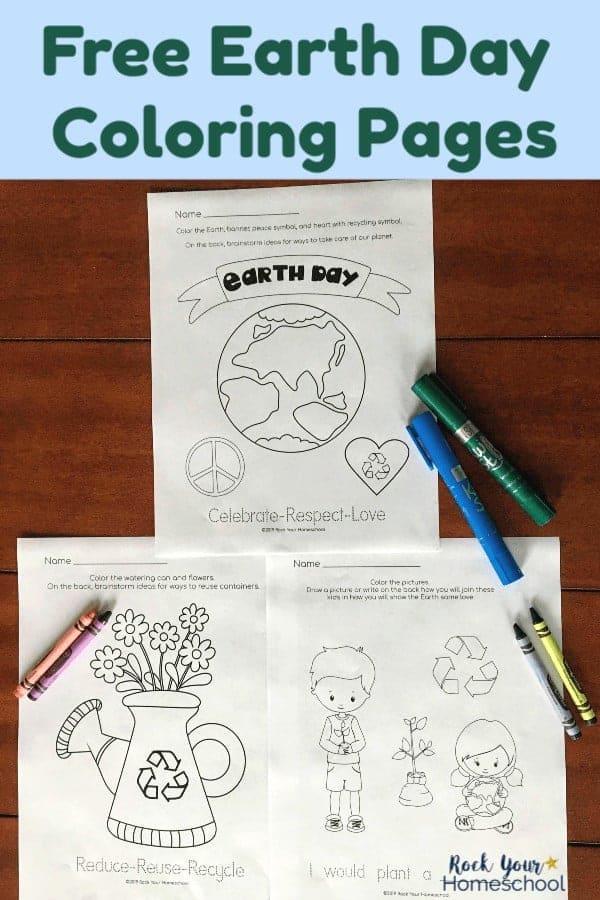 Free Earth Day Coloring Pages for an Excellent Celebration