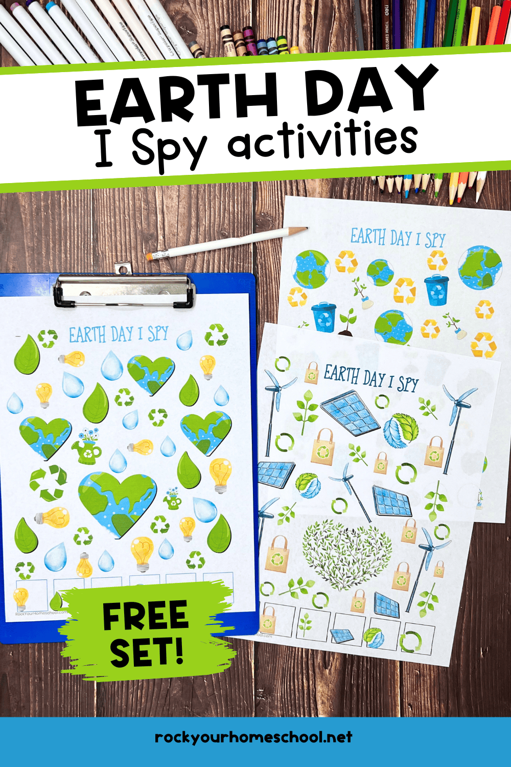 Earth Day Activities for Kids with 3 Fun and Free I Spy Printables ...