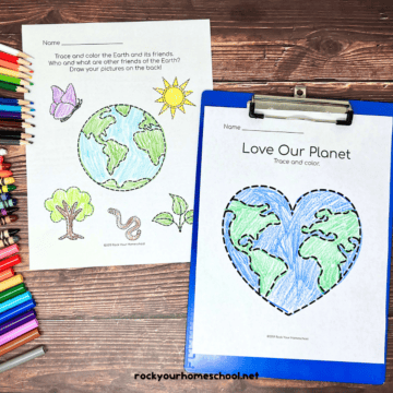 Earth Day Tracing Pages to Boost Your Celebration (Free)