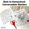 Back to Homeschool Conversation Starters - Rock Your Homeschool