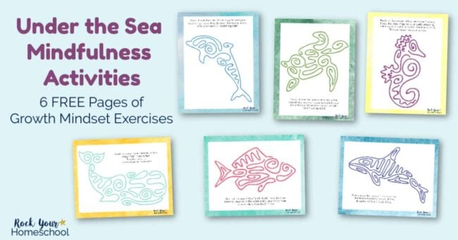 Free Under the Sea Mindfulness Activities to Help Kids - Rock Your ...
