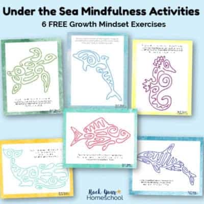 Under the Sea Mindfulness Activities - Rock Your Homeschool
