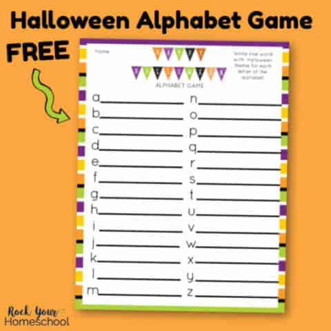 Free Halloween Alphabet Game for Print-and-Go Holiday Fun - Rock Your ...