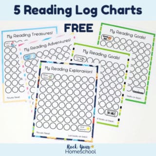 5 Reading Log Printable Charts for Kids - Rock Your Homeschool