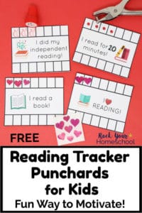 Reading Tracker Fun for Kids with Free Printable Punchcards - Rock Your ...