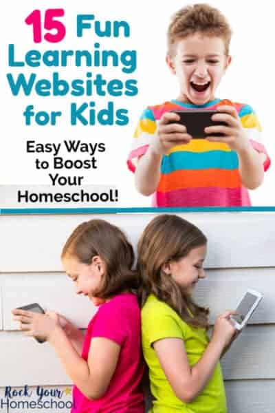 15 Fun Learning Websites for Kids That Will Boost Your Homeschool ...