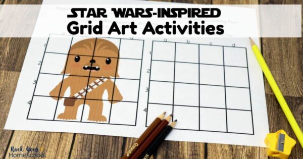 Star Wars-Inspired Grid Art Activities for Creative Fun (Free)
