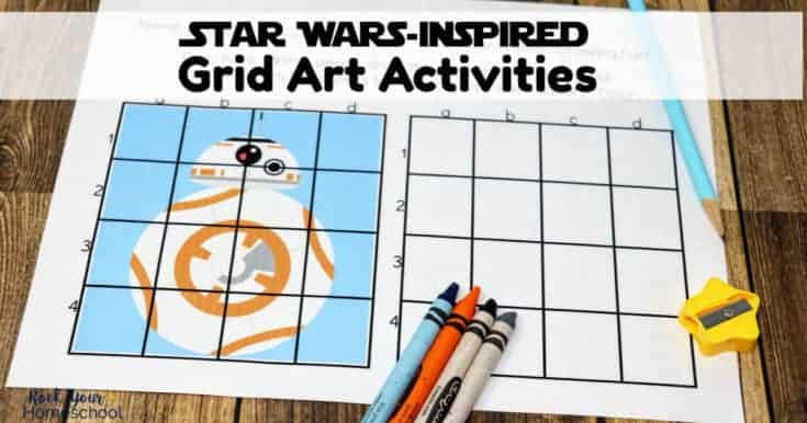 Star Wars-Inspired Grid Art Activities for Creative Fun (Free)