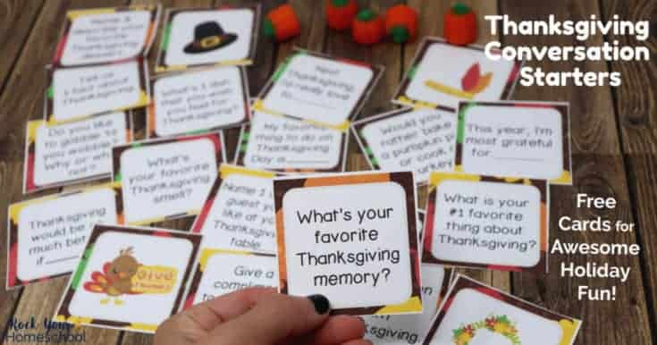 Thanksgiving Conversation Starters for Special Holiday Fun (Free)