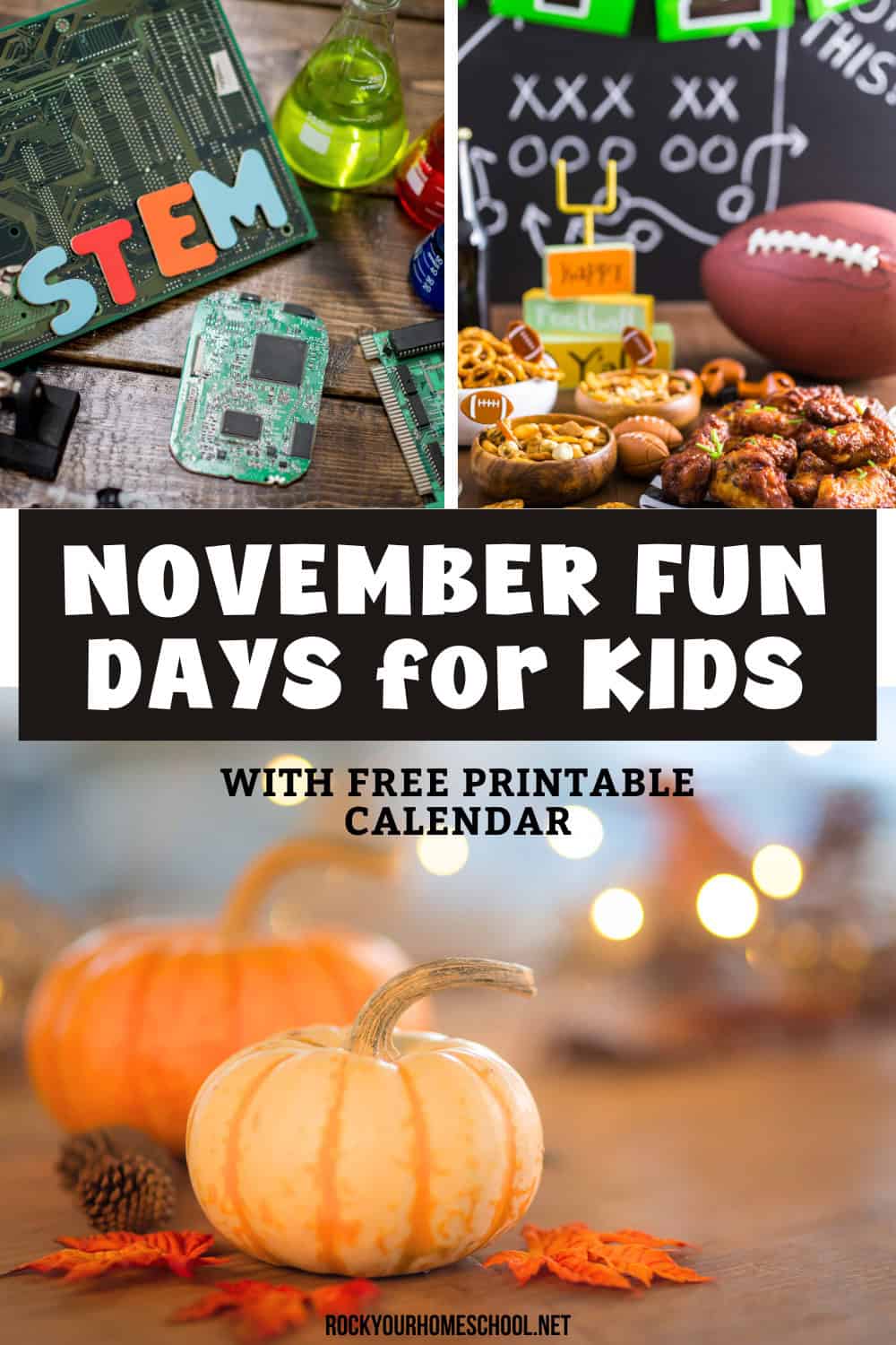 November Fun Days for Kids (with Free Printable Calendar)- Rock Your ...