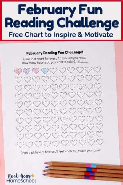Free February Fun Reading Challenge for Kids - Rock Your Homeschool
