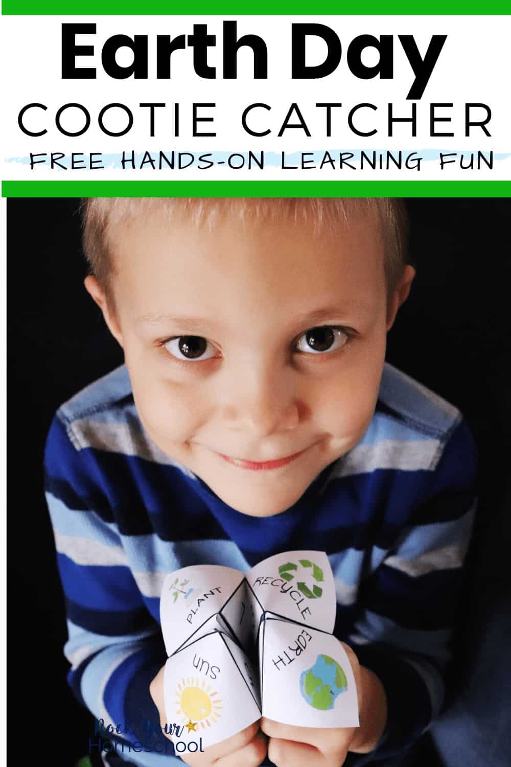 Earth Day Activity with Fantastic Free Earth Day Cootie Catcher