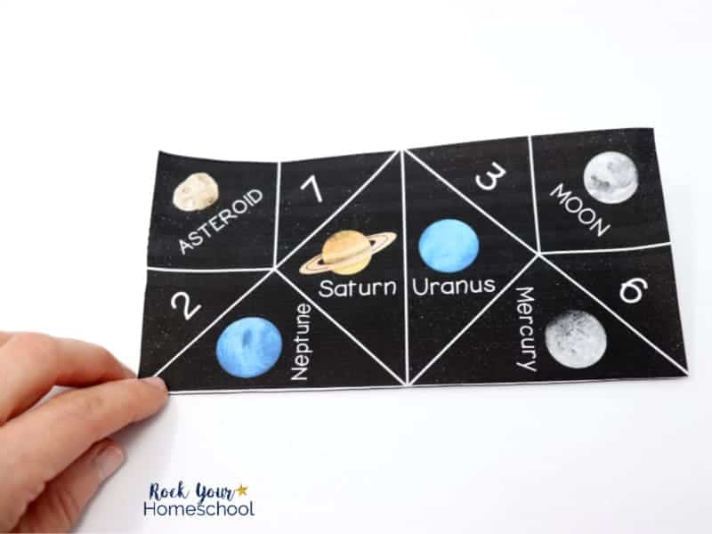 Amazing Solar System Activity with Free Cootie Catcher - Rock Your ...